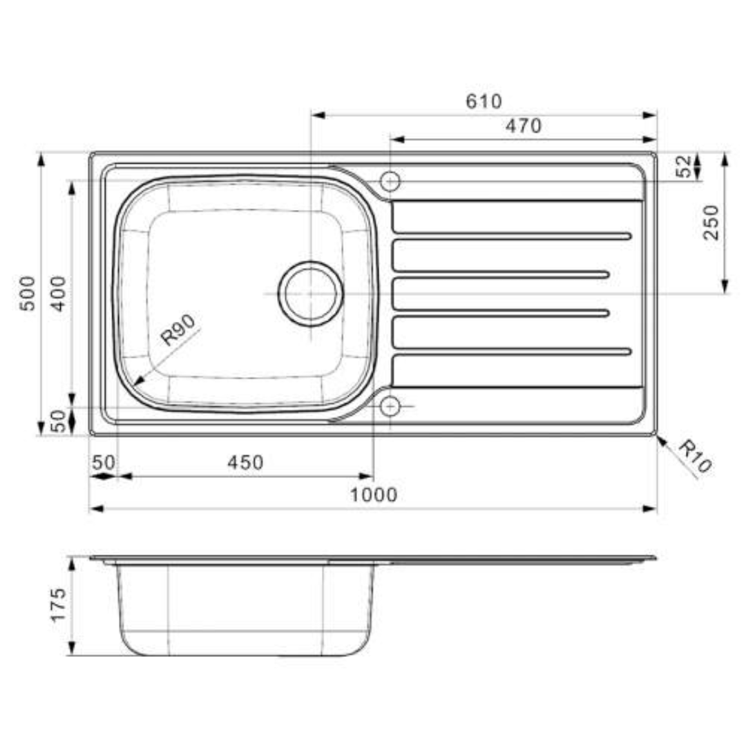 Reginox Daytona Kitchen Sink Buy Best Price Studioonyx
